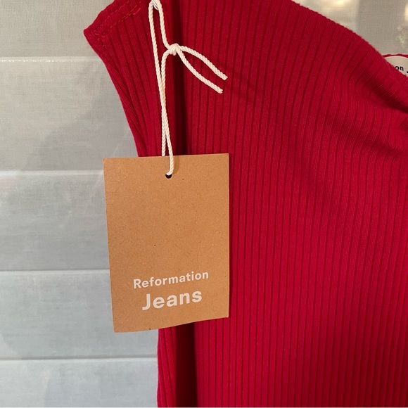 Reformation | Dresses | Nwt Reformation Mena Dress In Cherry In Xs ...